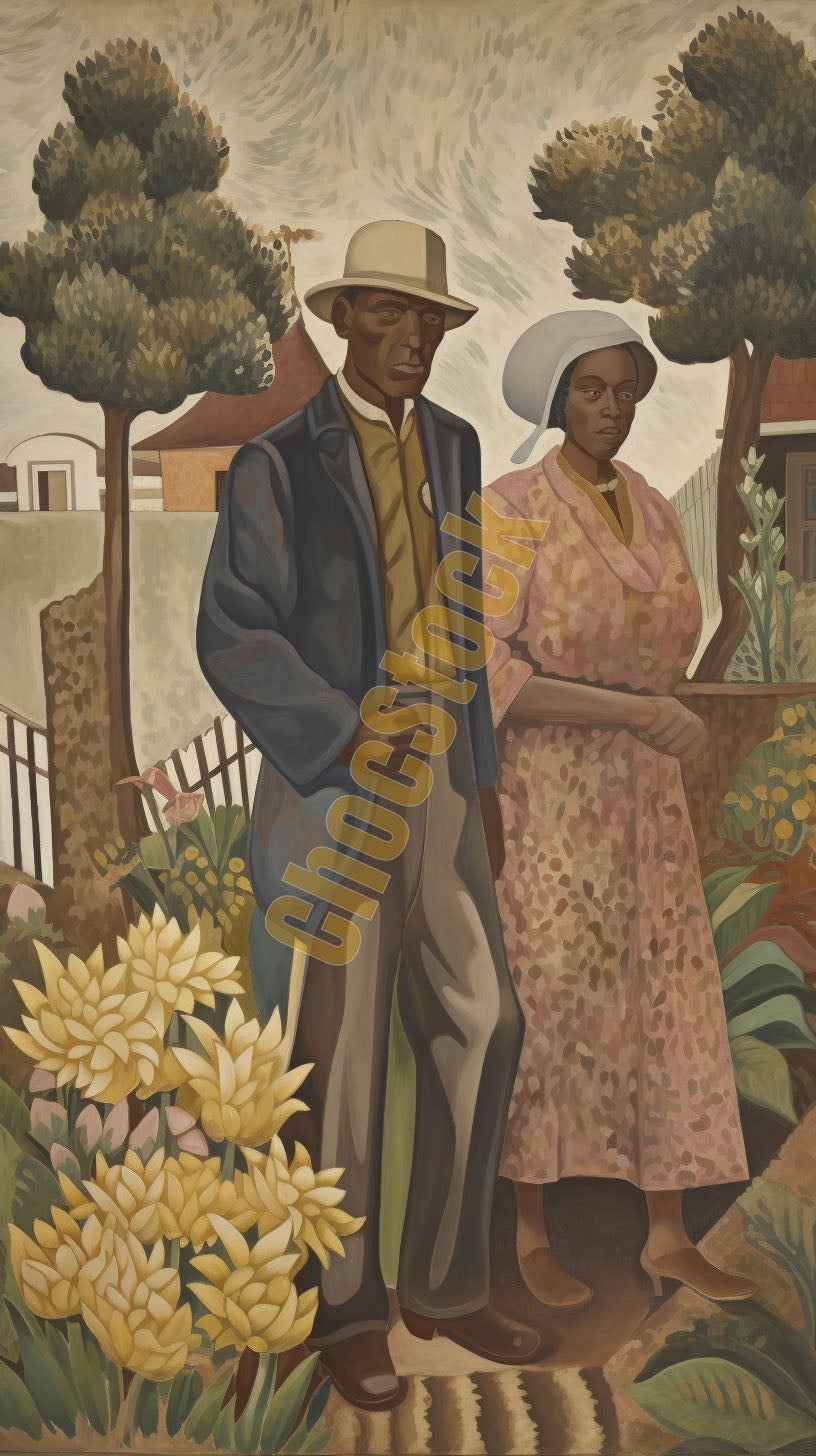 Husband and Wife In The Garden | Samba Tree