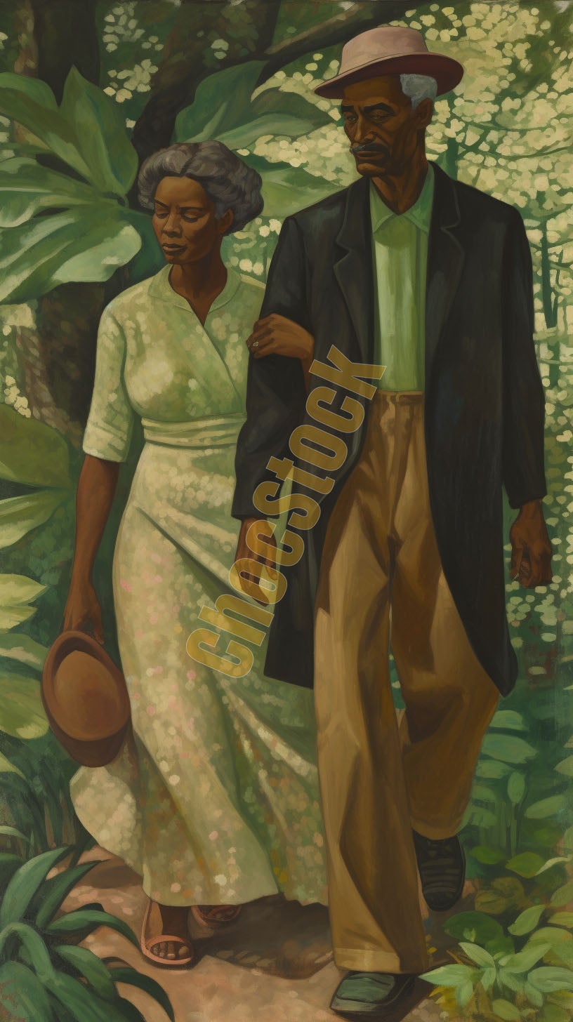 Husband and Wife In The Garden 3 | Samba Tree