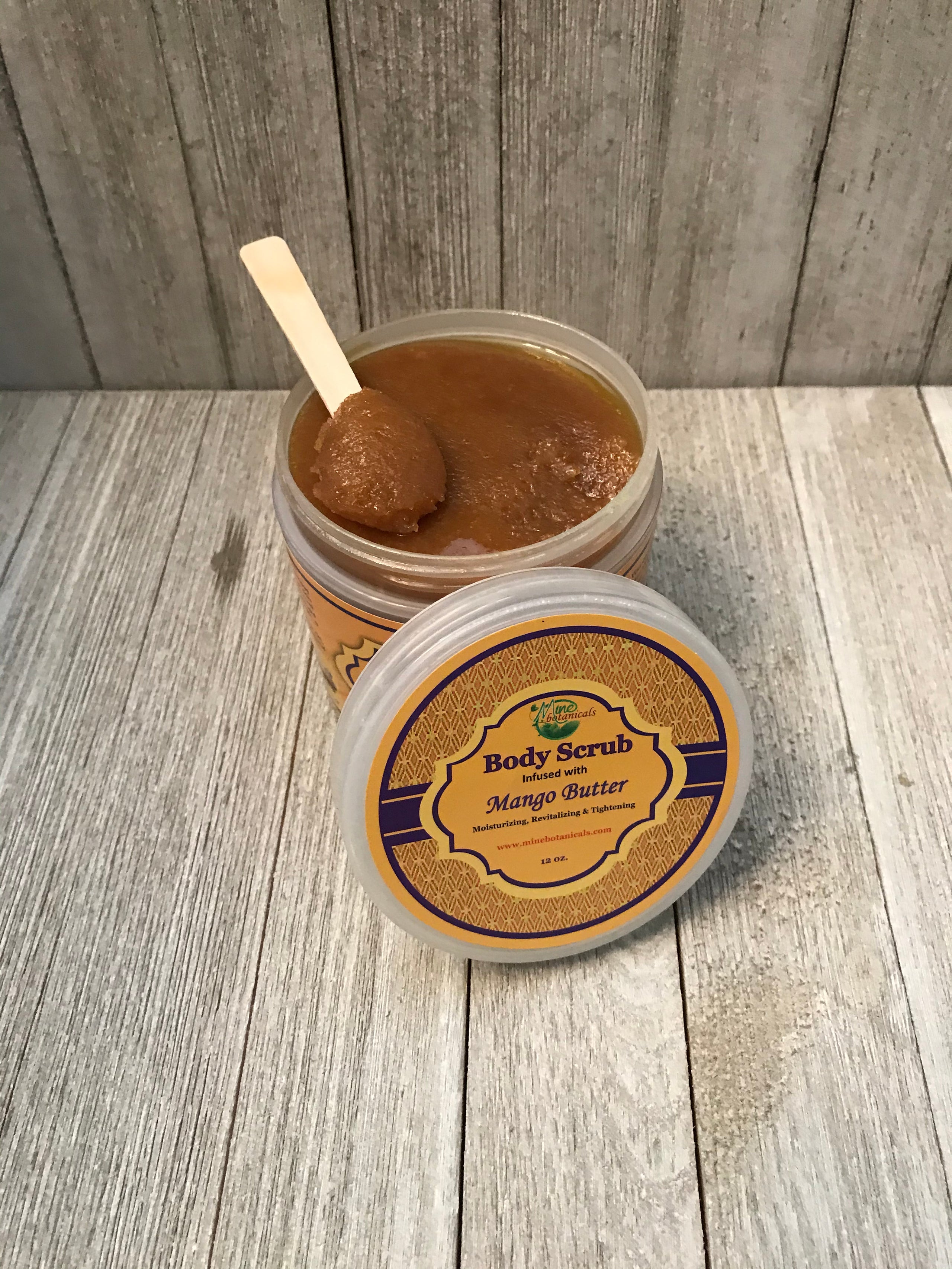 NATURAL BODY SCRUB (Mango Butter) Large Size | Samba Tree